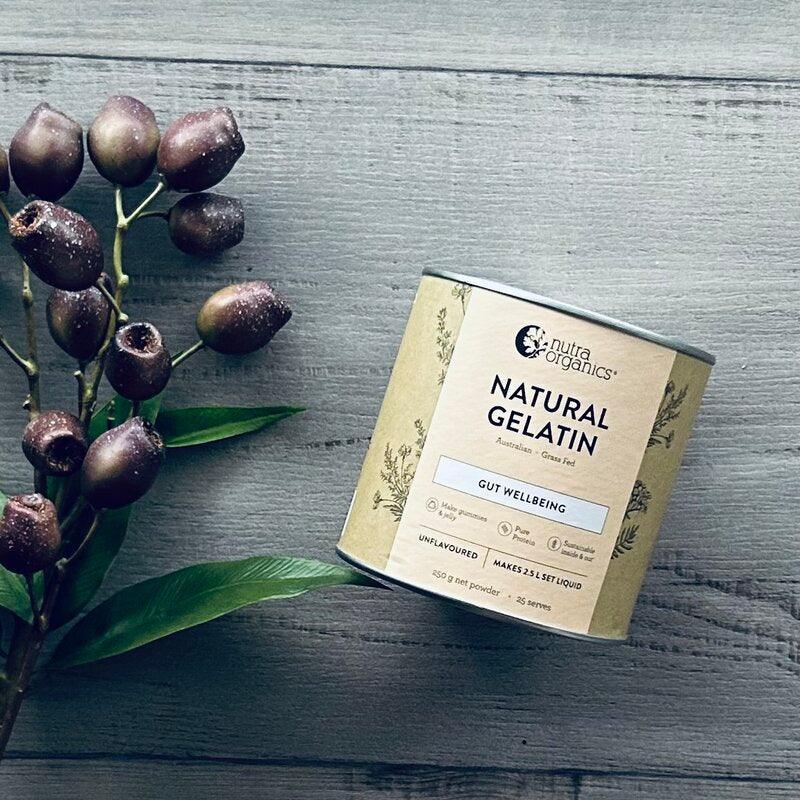 Natural Gelatin- 250gm by Nutra Organics – Centaur Packaging