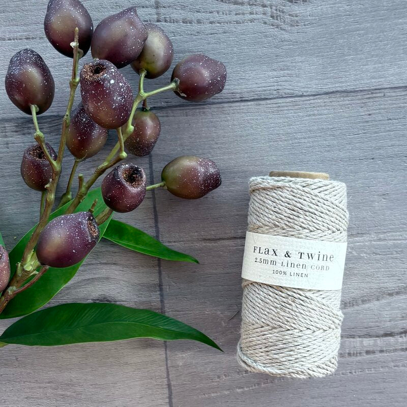 100% Linen Cord 2.5mm flax & twine – Centaur Packaging