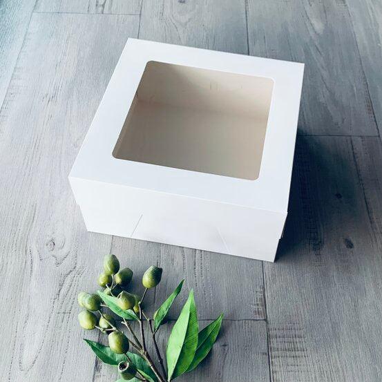Cake Box 12"x 12"x 6" Window lid-commercial quality – Centaur Packaging