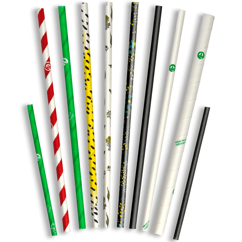 Paper Straw art series enviromentally friendly. – Centaur Packaging