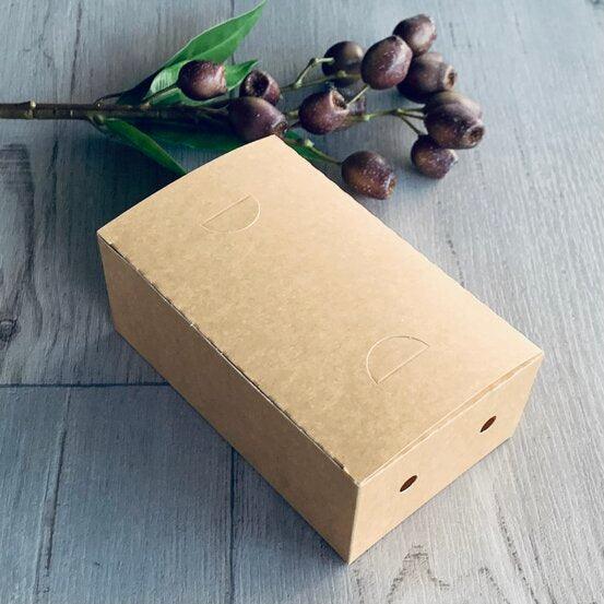 Snack Box Medium- Pack 50. Kraft snack box is great for takeaway ...